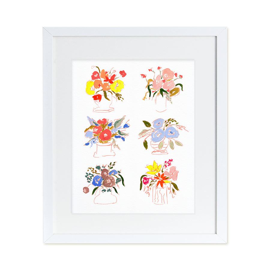 Mini Floral Studies no. 1 - Fine Art Print – Juliet Meeks Design