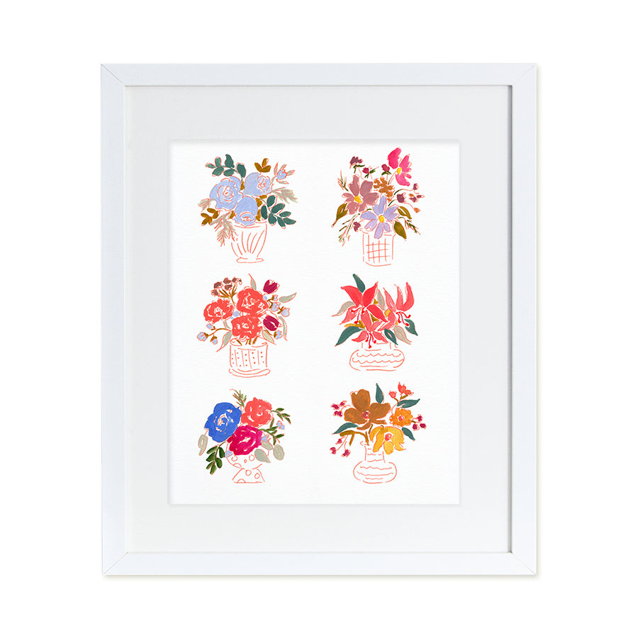 Mini Floral Studies no. 2 - Fine Art Print – Juliet Meeks Design